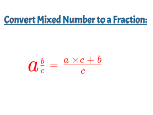 Mixed Number to a Fraction, Converting - MathZenith.com